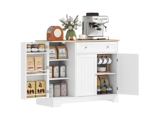 Click here for Aosom Modern Sideboard Cabinet  41 Kitchen Buffet... prices