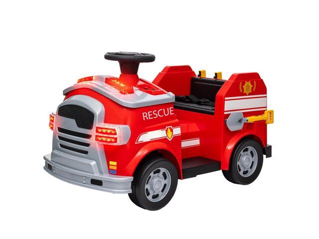 Click here for AosomQaba 12V Ride on Fire Truck with Siren  Flash... prices