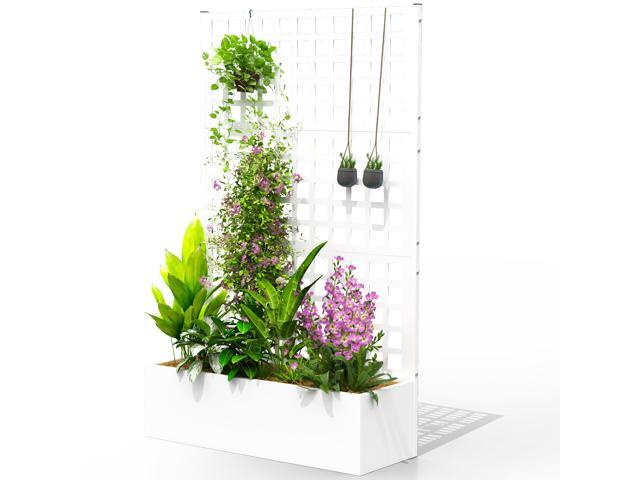 Click here for Aosom Galvanized Raised Garden Bed Planter Box wit... prices