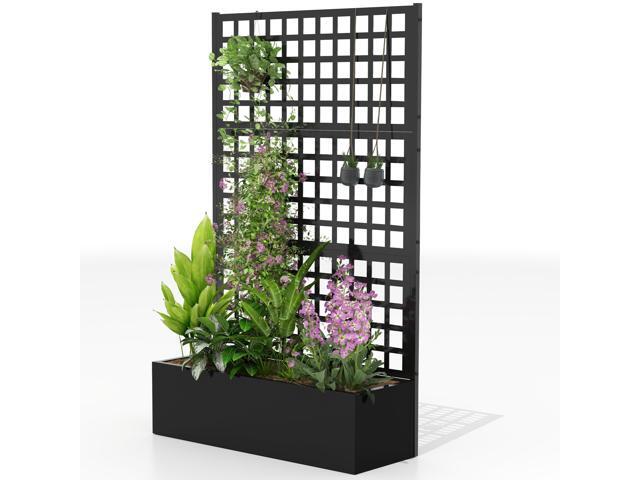 Click here for Aosom Galvanized Raised Garden Bed Planter Box wit... prices