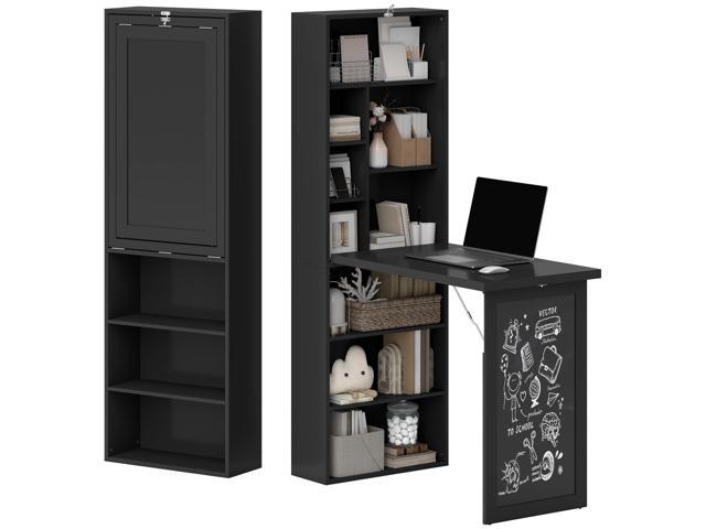 Click here for Aosom Fold-out Convertible Home Office Desk  Wall... prices