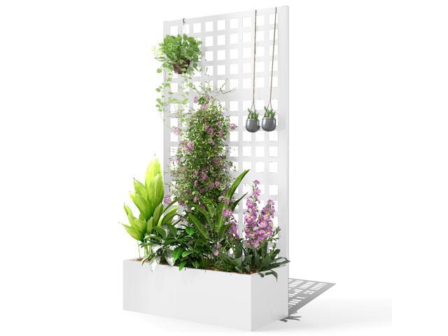 Click here for Aosom Galvanized Raised Garden Bed Planter Box wit... prices