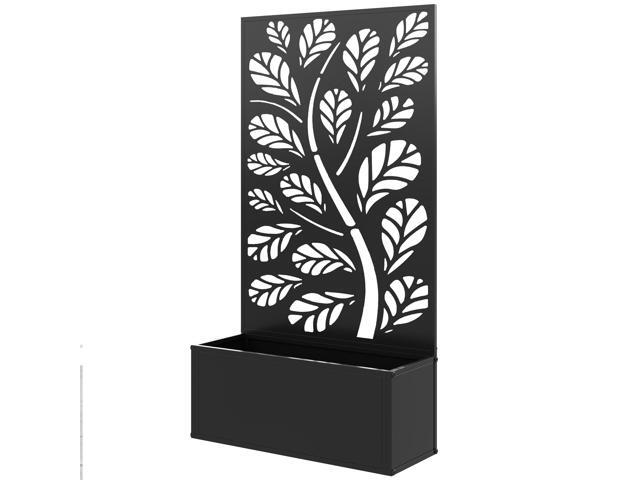 Click here for Aosom Metal Garden Bed with Trellis for Climbing P... prices