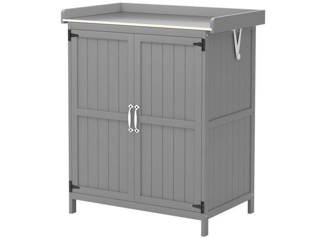 Click here for Aosom Outdoor Storage Cabinet  Garden Tool Shed wi... prices