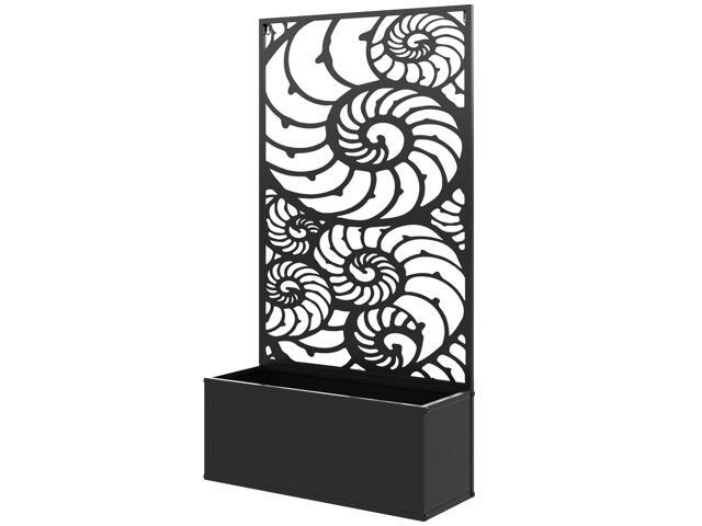 Click here for Aosom Metal Garden Bed with Trellis for Climbing P... prices