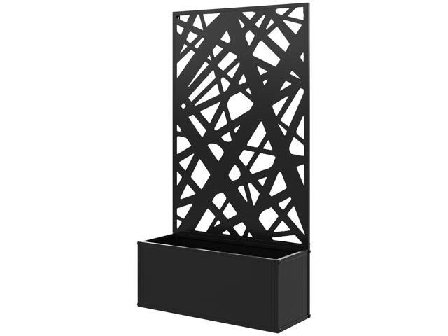 Click here for Aosom Metal Planter Box Raised Garden Bed with Dec... prices