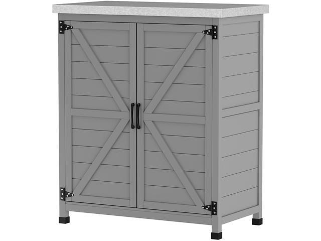 Click here for Aosom Wooden Storage Cabinet  Outdoor Prep Table w... prices