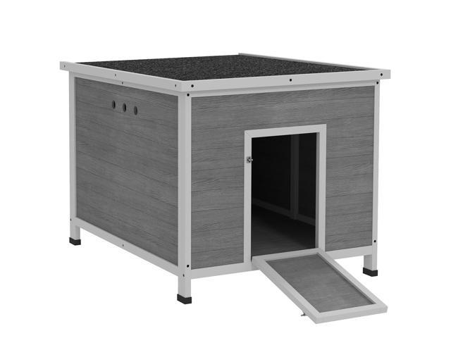 Click here for Aosom Wooden Duck Coop with Openable Roof  Removab... prices