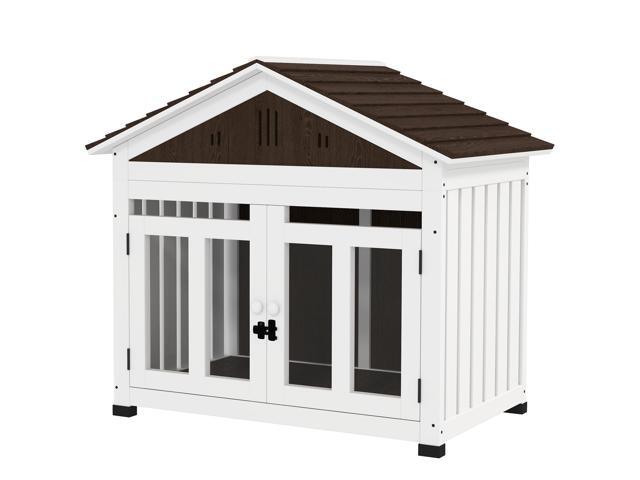 Click here for Aosom 40L Wooden Dog House Outdoor Indoor for Smal... prices
