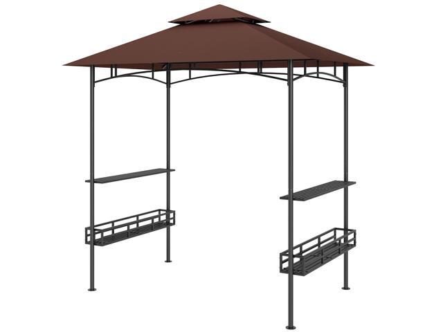 Click here for Aosom 8 x 5 BBQ Grill Gazebo  2-Tier Outdoor BBQ G... prices