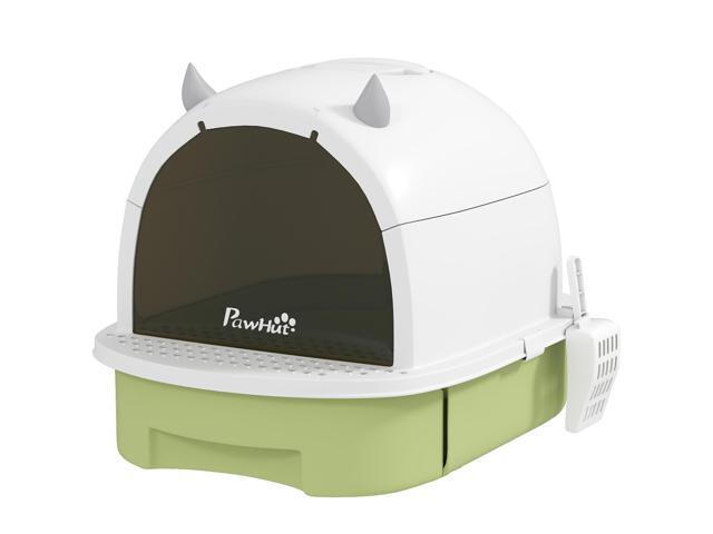 Click here for Aosom Covered Cat Litter Box with Lid  Scoop  Deod... prices