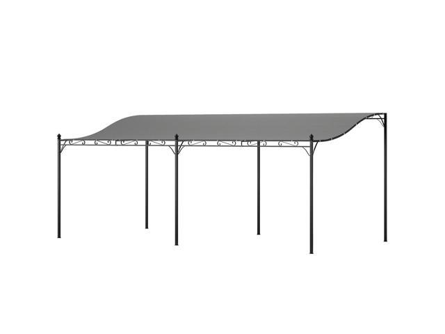 Click here for Aosom 10 x 20 Wall-Mounted Outdoor Pergola Canopy... prices