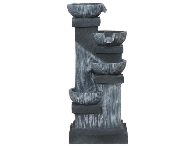 Click here for Aosom 33.5 Water Fountain  4-Tier Resin Cascading... prices
