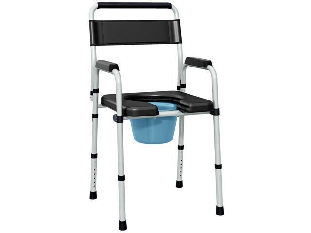 Click here for Aosom Bedside Commode Chair for Seniors  Adults  H... prices