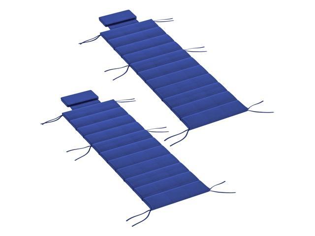 Click here for Aosom Foldable Chaise Lounge Cushion Set of 2  Out... prices