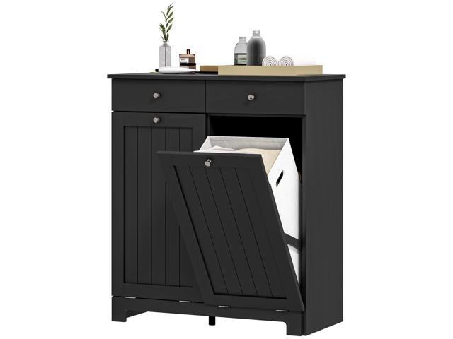 Click here for Aosom Laundry Hamper Cabinet  Laundry Cabinet with... prices