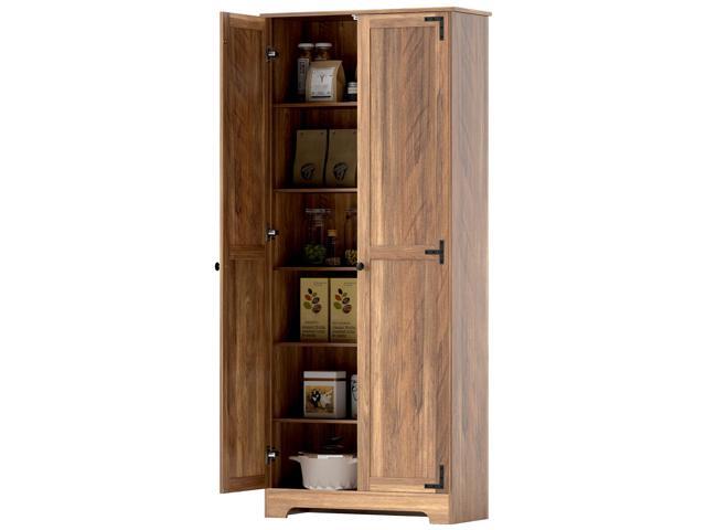 Click here for Aosom 72 Farmhouse Pantry Cabinet  Freestanding Fo... prices