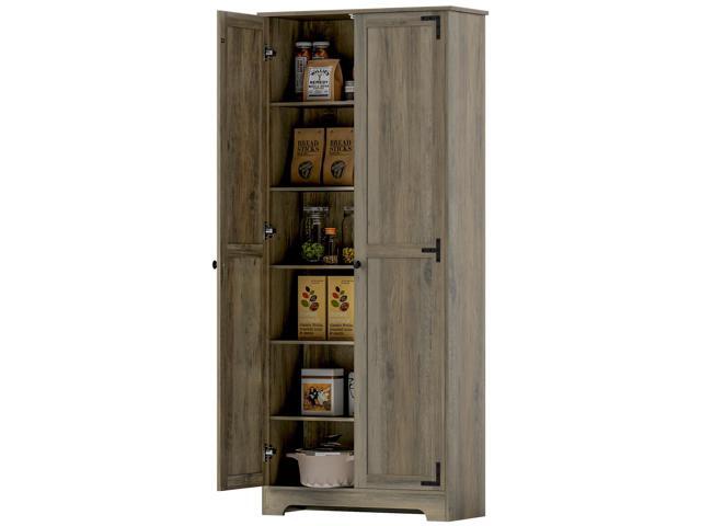 Click here for Aosom 72 Farmhouse Pantry Cabinet  Freestanding Fo... prices