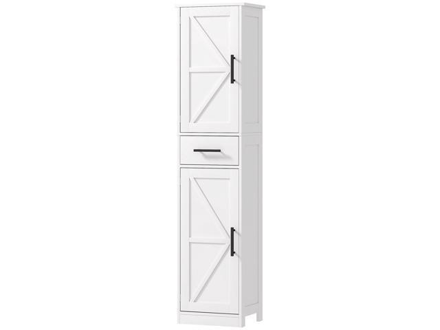 Click here for Aosom Farmhouse Linen Closet with Drawer  67 Tall... prices