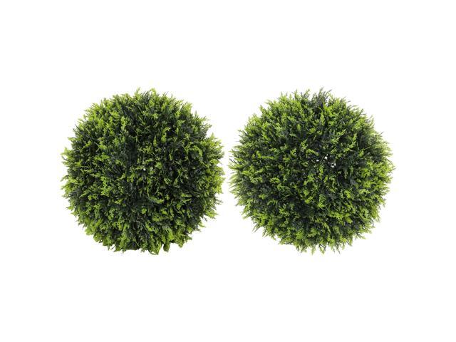Click here for Aosom 2 Pack Artificial Plant Cedar Topiary Balls... prices