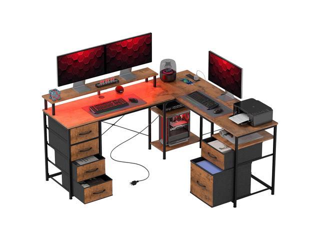 Click here for Aosom 66 Reversible L Shaped Computer Desk  Corner... prices