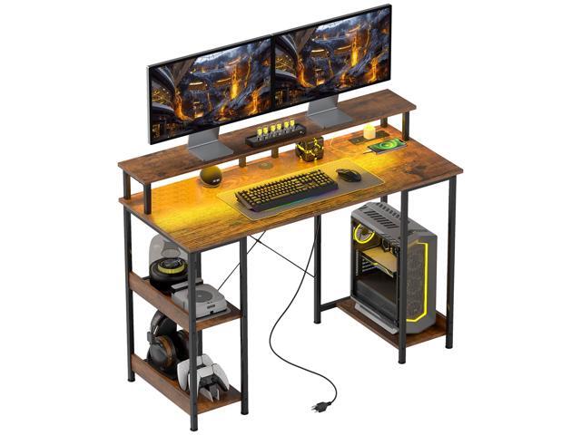 Click here for Aosom Computer Desk with Storage  47 Reversible Co... prices
