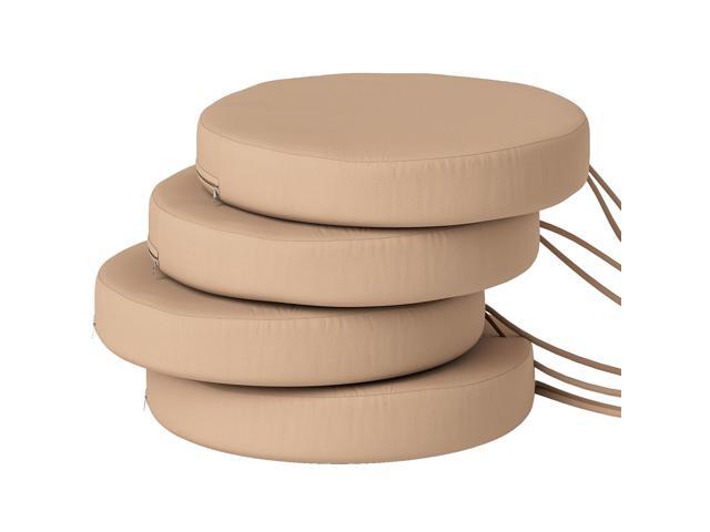 Click here for Aosom Patio Chair Cushions Set of 4 Round Seat Cus... prices