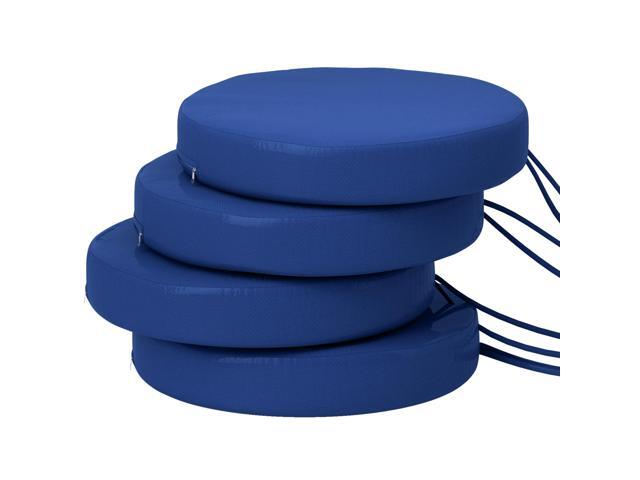 Click here for Aosom Patio Chair Cushions Set of 4 Round Seat Cus... prices
