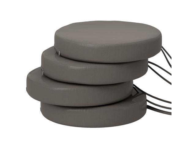 Click here for Aosom Patio Chair Cushions Set of 4 Round Seat Cus... prices