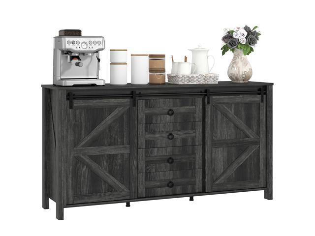 Click here for Aosom 60 Buffet Cabinet  Farmhouse Sideboard with... prices