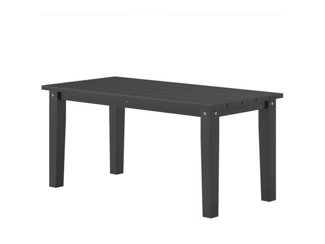 Click here for Aosom Rectangle Outdoor Coffee Table  HDPE All-Wea... prices
