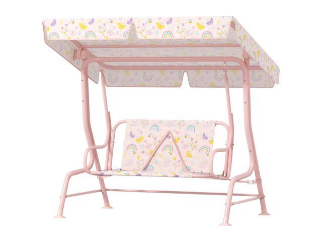 Click here for AosomQaba Kids Patio Swing Chair with Adjustable C... prices