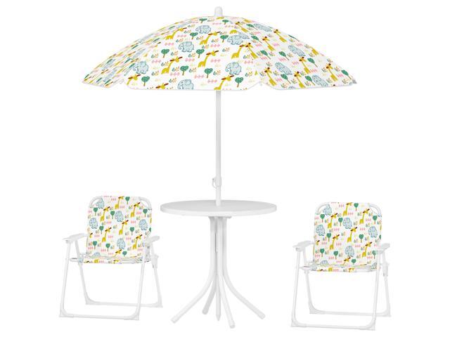 Click here for AosomQaba Kids Picnic Table and Chair Set  Outdoor... prices