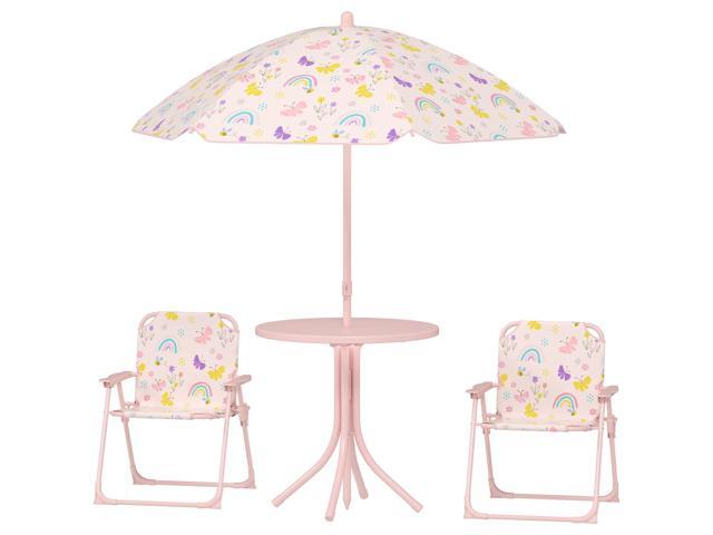 Click here for AosomQaba Kids Picnic Table and Chair Set  Outdoor... prices