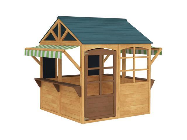 Click here for AosomQaba Wooden Outdoor Playhouse  Foldable Kids... prices