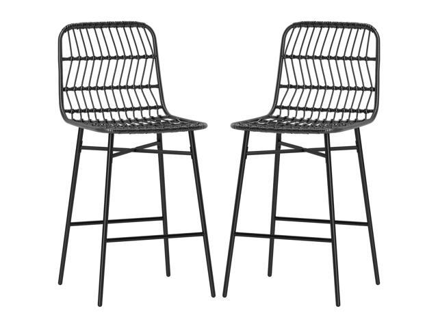 Click here for Aosom Rattan Counter Bar Stools Set of 2  26 Count... prices