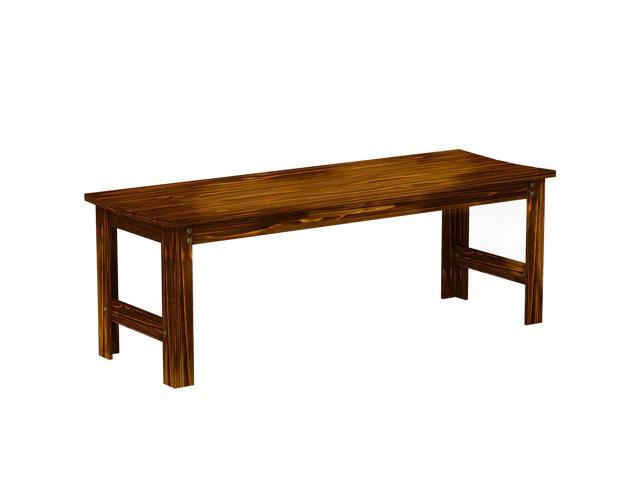 Click here for Aosom 2-Seat Wood Garden Bench  Patio Bench Outdoo... prices