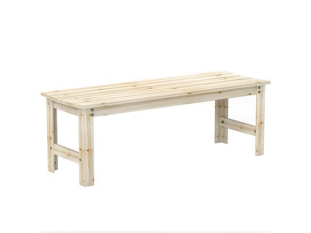 Click here for Aosom 2-Seat Wood Garden Bench  Patio Bench Outdoo... prices