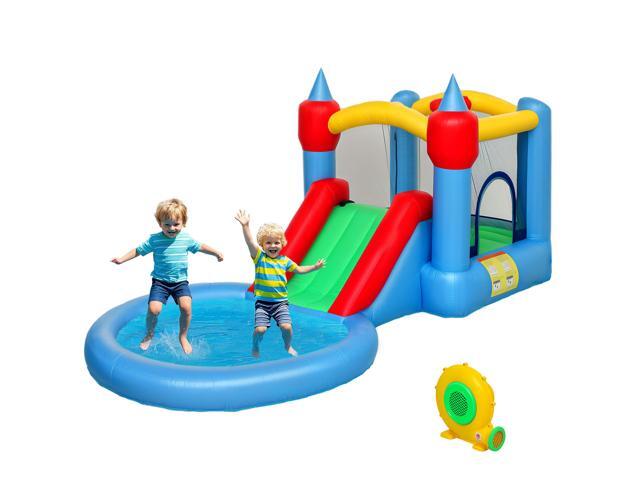 Click here for AosomQaba 4 in 1 Inflatable Bounce House with Slid... prices