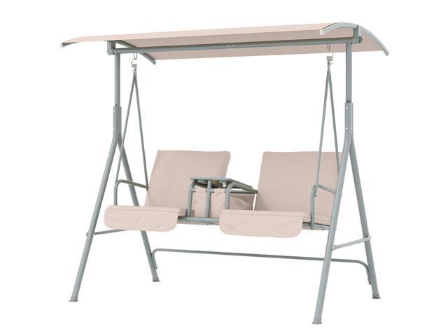 Click here for Aosom 2-Seater Outdoor Porch Swing with Canopy and... prices