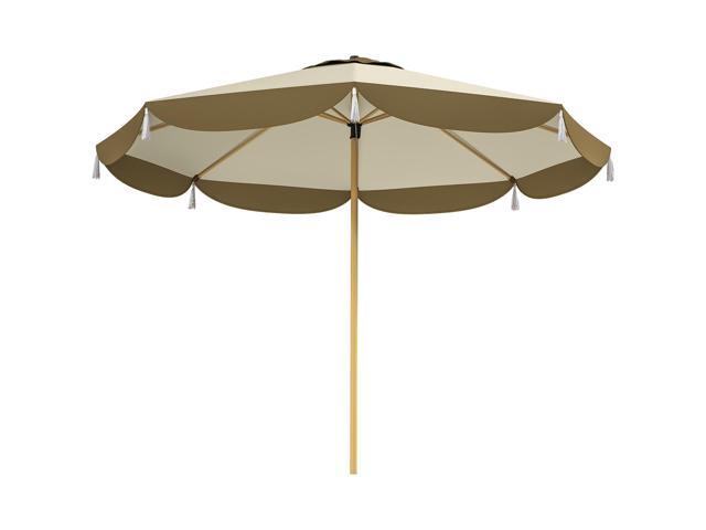 Click here for Aosom 9FT Patio Umbrella  UPF 50+ Outdoor Market U... prices