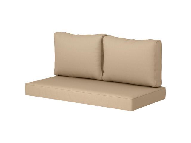 Click here for Aosom 2 Seat Patio Furniture Cushions  46x26x5 in... prices