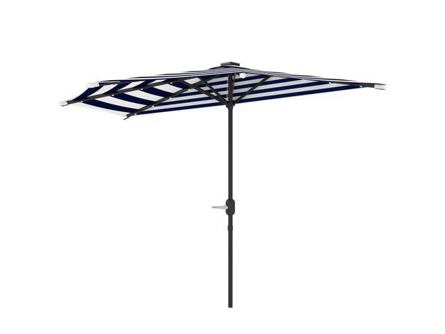 Click here for Aosom Half Umbrella Outdoor Patio Umbrella  UPF 30... prices