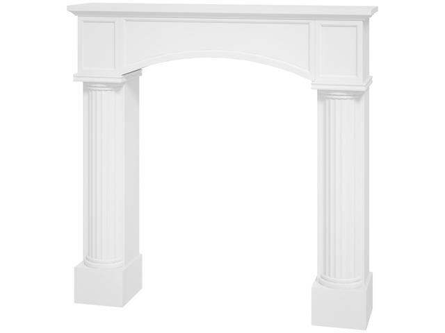 Click here for Aosom Modern Fireplace Mantel  Freestanding Firepl... prices