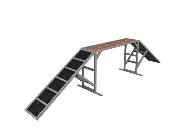 Click here for Aosom Dog Agility Equipment Ramp with Safety Bar... prices