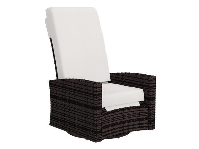 Click here for Aosom Outdoor Wicker Swivel Recliner Chair  Liftin... prices