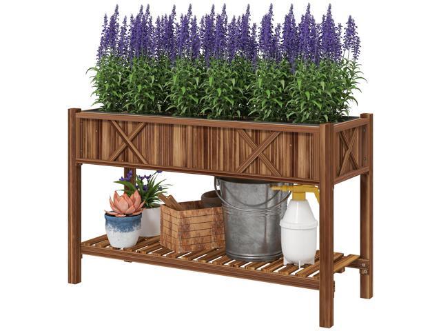 Click here for Aosom Raised Garden Bed  47 x 22 x 31.5 in Elevate... prices