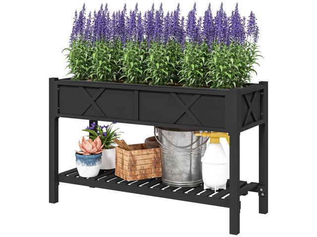 Click here for Aosom Raised Garden Bed  47 x 22 x 31.5 in. Elevat... prices