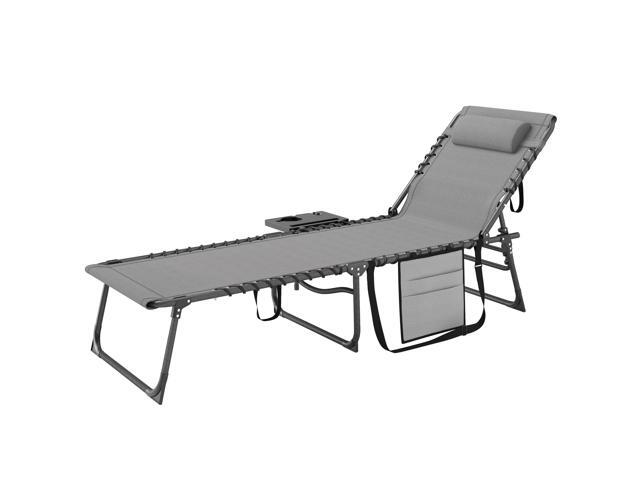Click here for Aosom Folding Outdoor Chaise Lounge Chair Tanning... prices