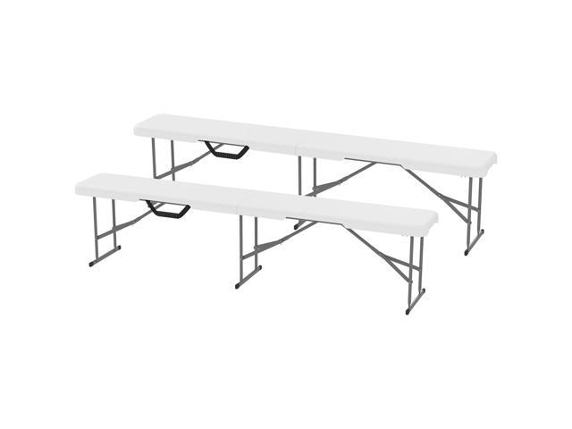 Click here for Aosom 2 Pack 6 ft Portable Foldable Bench Seats  P... prices